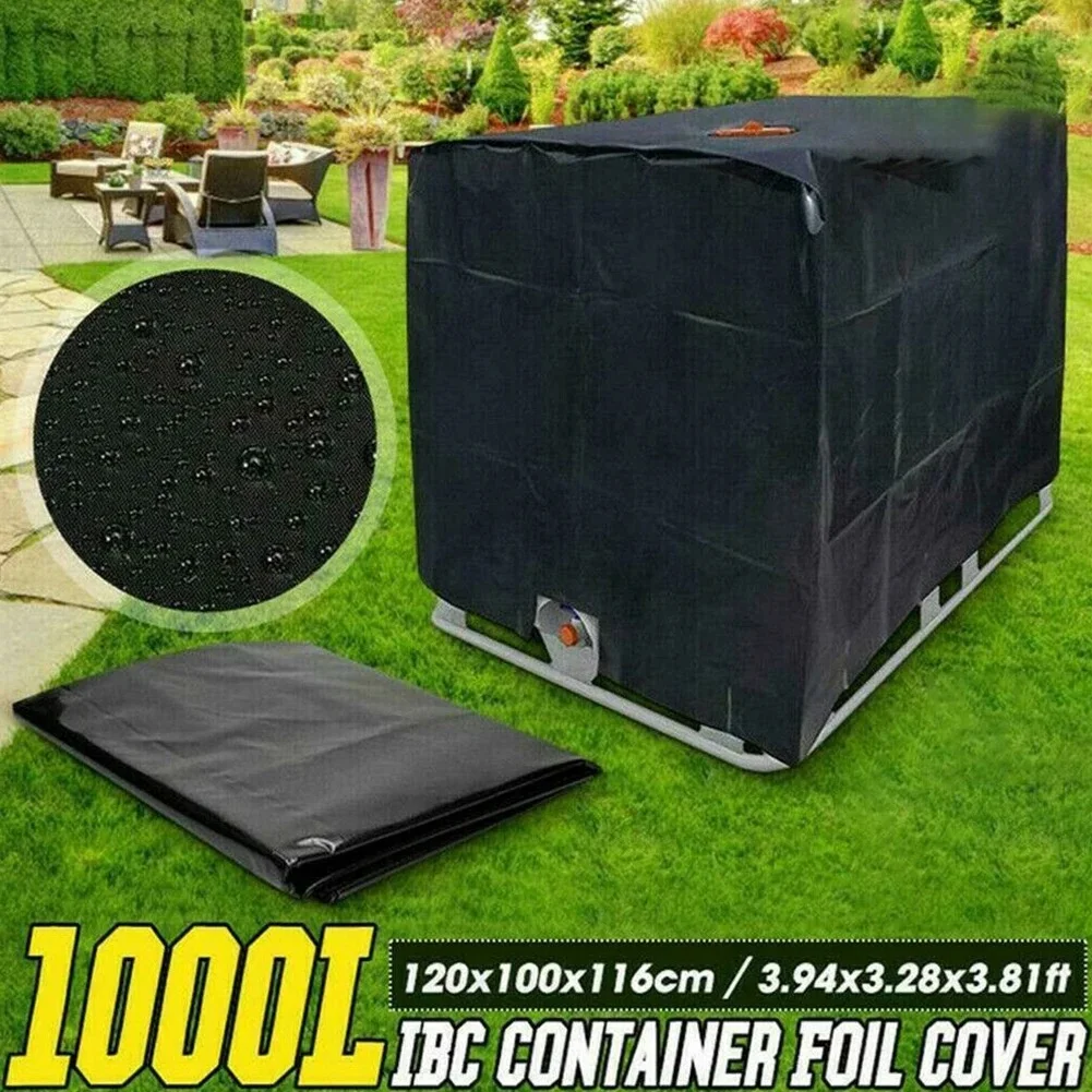 Waterproof Oxford 1000L IBC Container Aluminum Foil Cover Outdoor Water ...