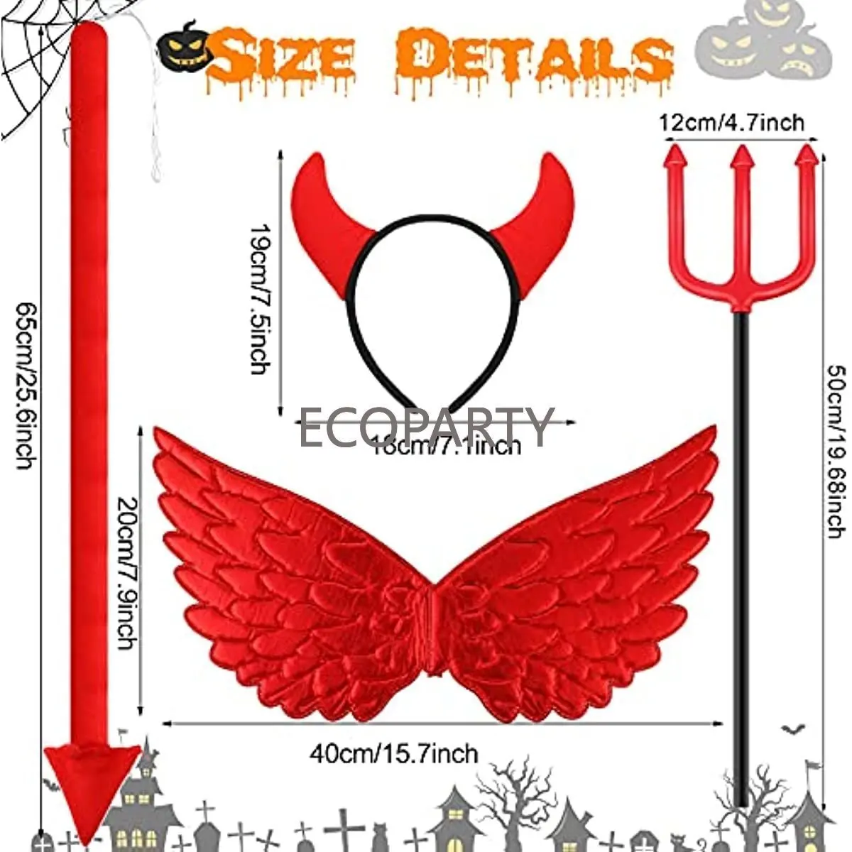 Devil Tail And Horns