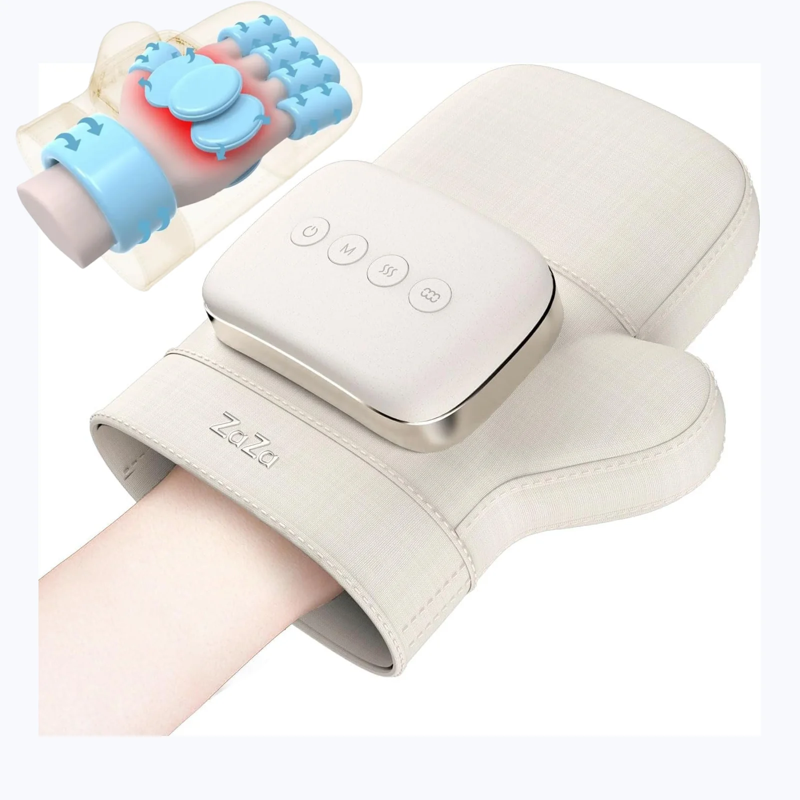 Hand-Massager-with-Heat-and-Compression-Soothes-Muscles-and-Joints ...
