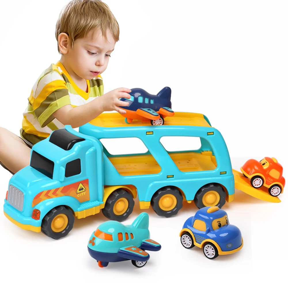 TEMI-Die-casting-Transport-Truck-Toy-Car-Engineering-Vehicle-Mixer ...