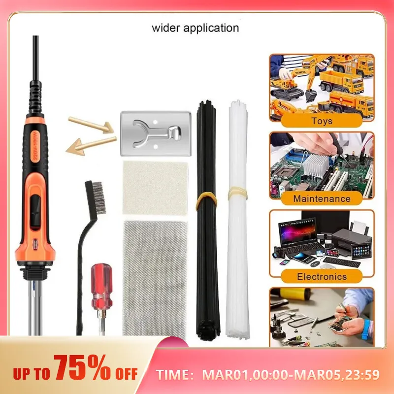 100W-Plastic-Welding-Kit-Car-Bumper-Repair-Welder-Smoothing-Tool ...