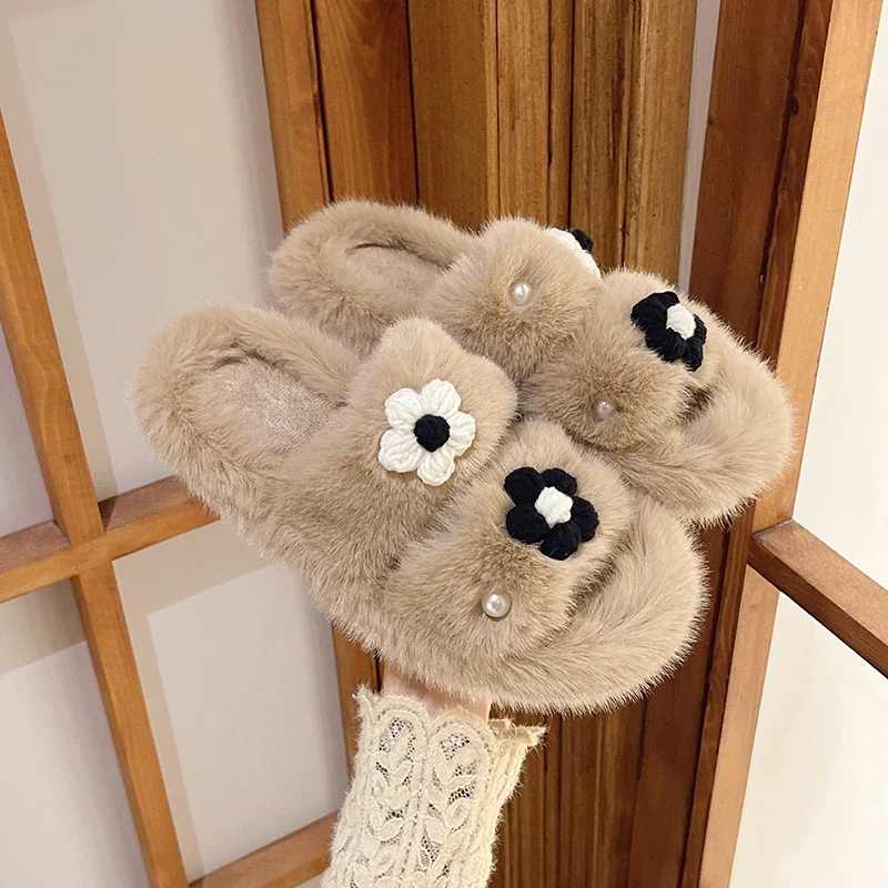 Winter-cartoon-puppy-lazy-slippers-trendy-fashion-warm-cotton-shoes-ins ...