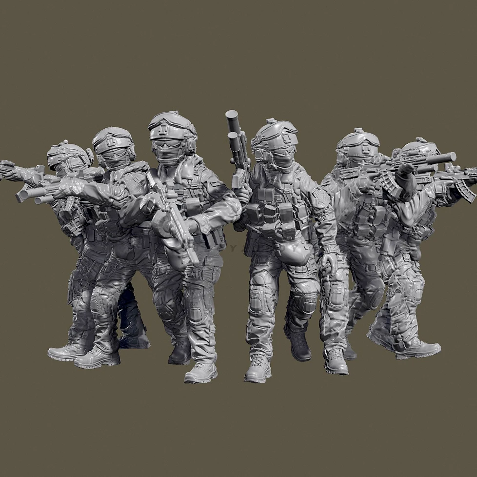 38mm-50mm-Resin-Soldier-model-kits-figure-colorless-and-self-assembled ...