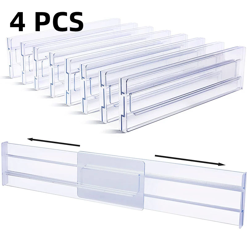 Adjustable Storage Drawers Divider Retractable Drawer Partition Holder ...