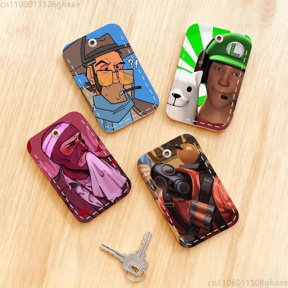 Game T-Team Fortress 2 Scout Tf2 Keychain Card Holder, Badge Credit ...