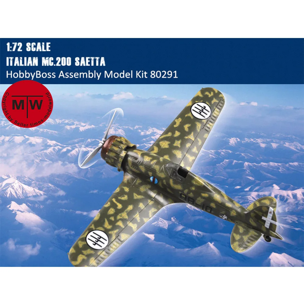 HobbyBoss-80291-1-72-Scale-Italian-MC-200-Saetta-Fighter-Plastic ...