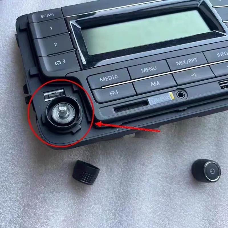 New-RSN315-RNS510-Radio-GPS-Display-Screen-Switch-Button-Trim-For-VW ...