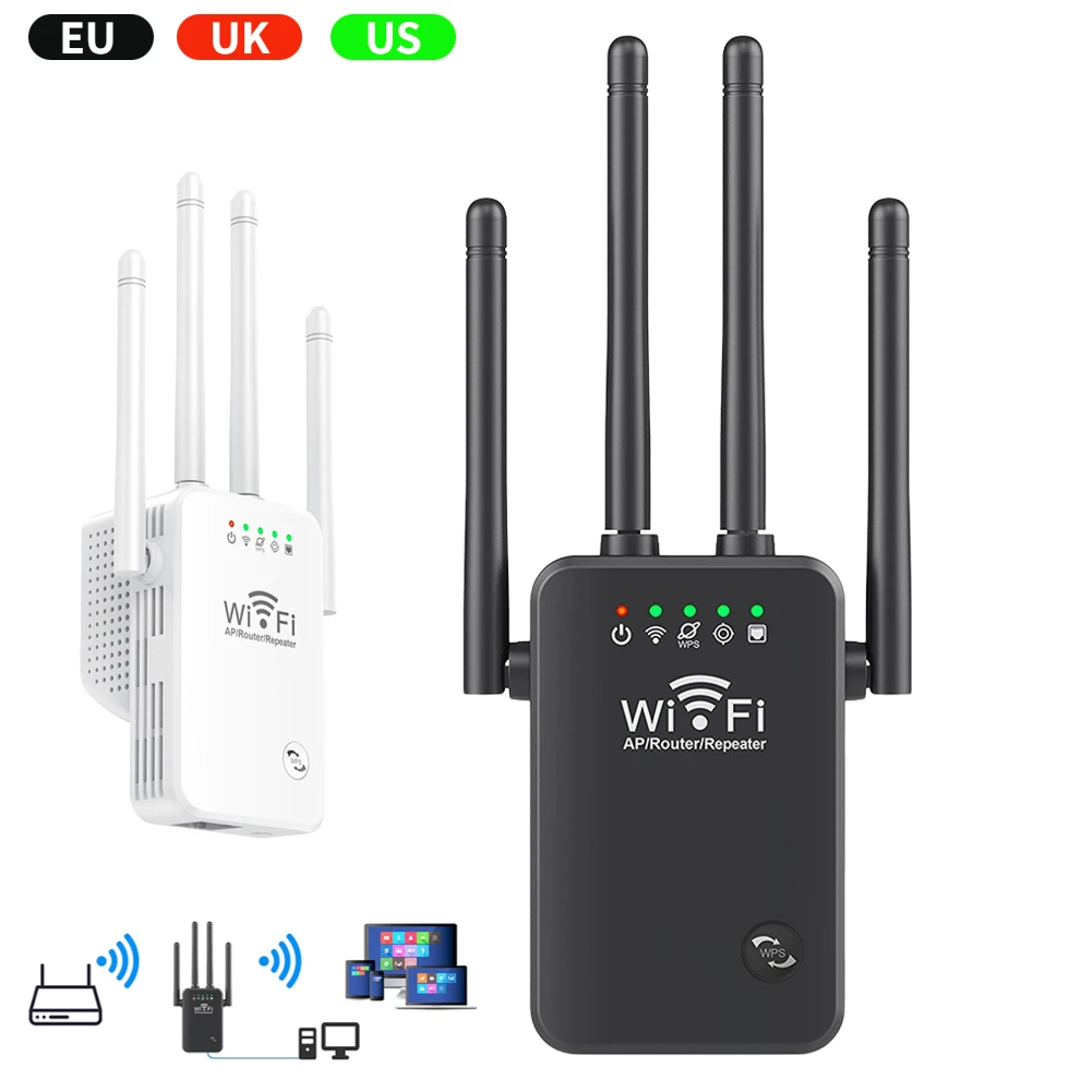 Wireless-WiFi-Repeater-300Mbps-Router-Wifi-Booster-2-4G-Wifi-Long-Range ...