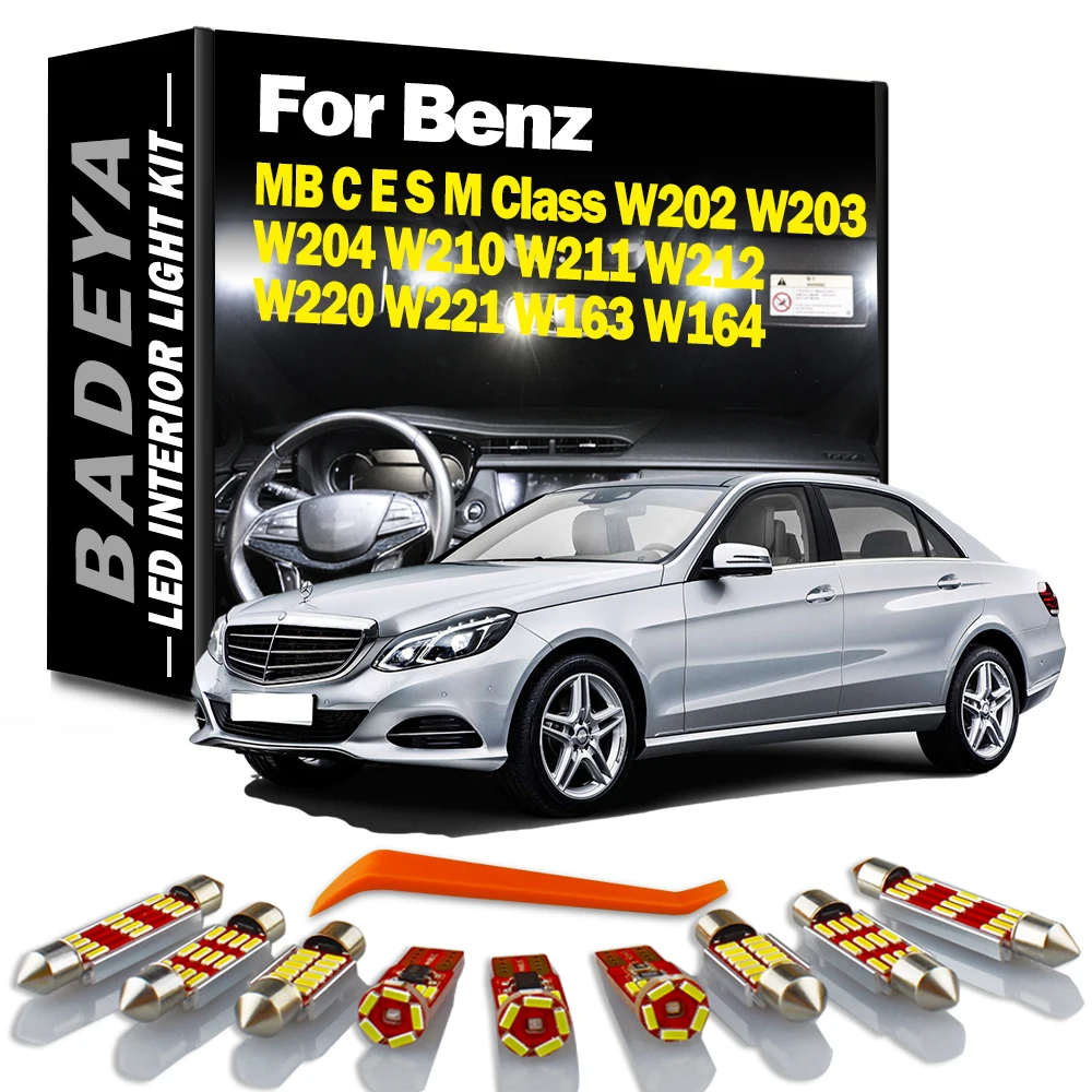 Canbus LED Indoor Light Kit For Mercedes Benz ML C E S M Class W202 ...