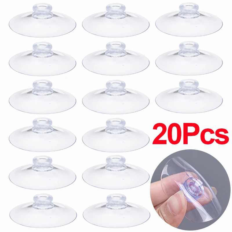 2-20pcs-Clear-Sucker-Powerful-Vacuum-Suction-Cups-Wall-Hook-Kitchen ...
