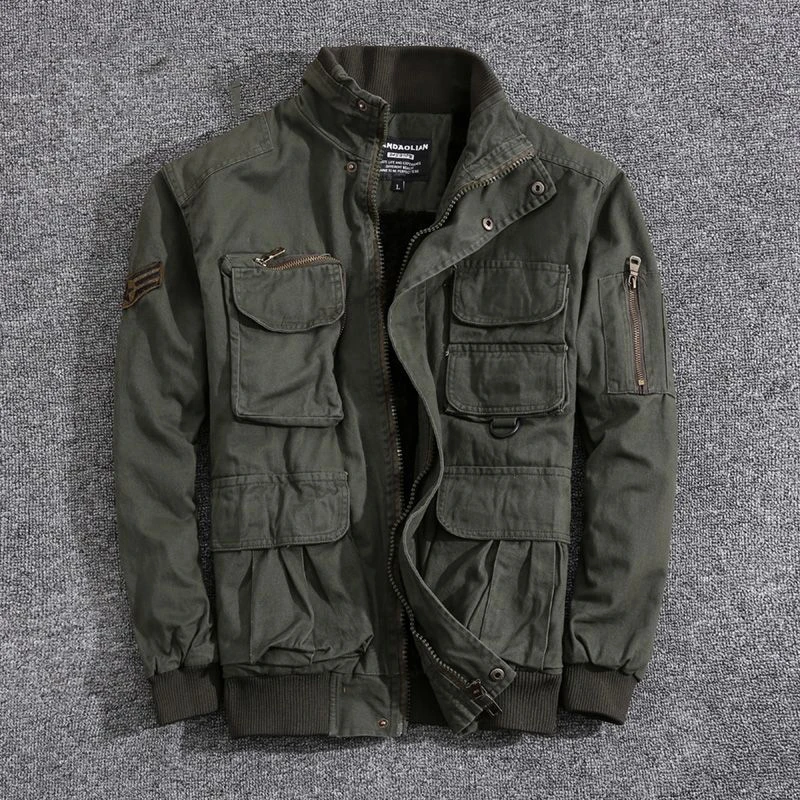 Autumn-Winter-Multi-pocket-Jacket-Men-s-Casual-Camouflage-Velvet ...