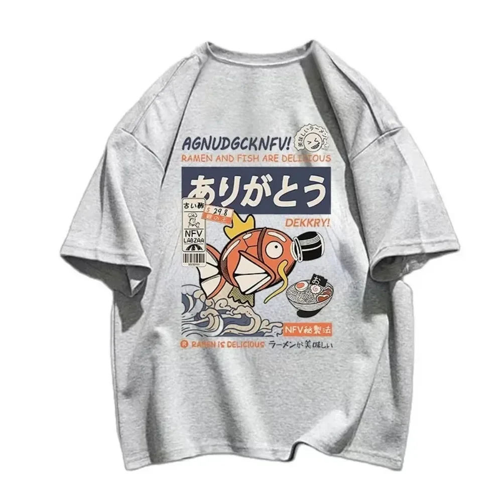 Summer-Men-s-High-Quality-T-shirt-Funny-Magikarp-Printed-T-shirt-Casual ...