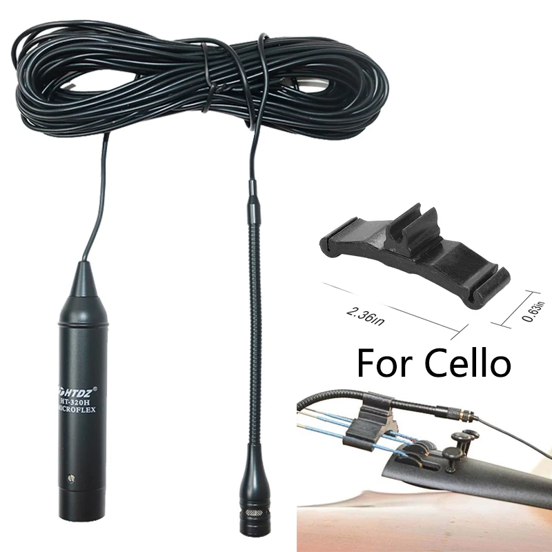 Viola-Clip-On-Musical-Instrument-Microphone-Cello-Gooseneck-Cardioid ...
