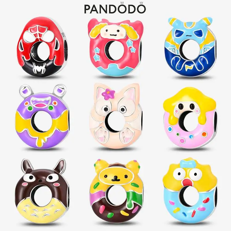 New-in-Twelve-constellations-Series-And-Donuts-Shape-Charm-Beads-Fit ...