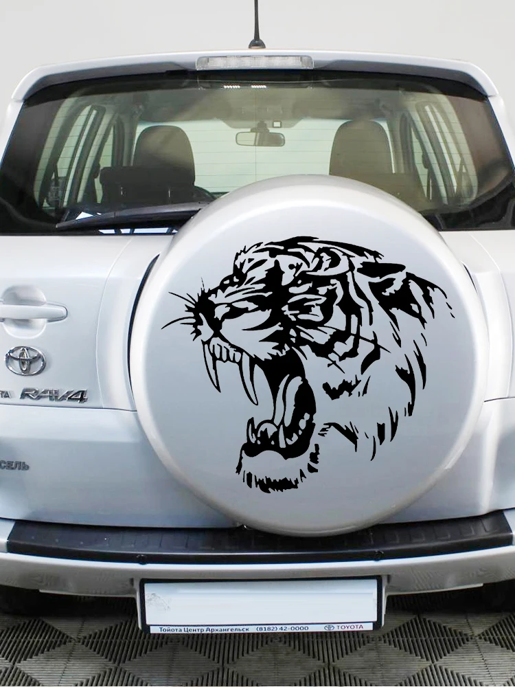 Creativity-Ferocious-Saber-toothed-Tiger-Vinyl-Car-Sticker-Waterproof ...