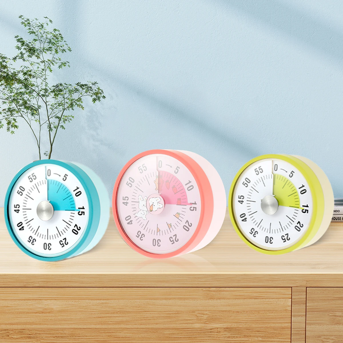 Kitchen Timers Visual Timer Magnetic Mechanical Countdown Timer for ...