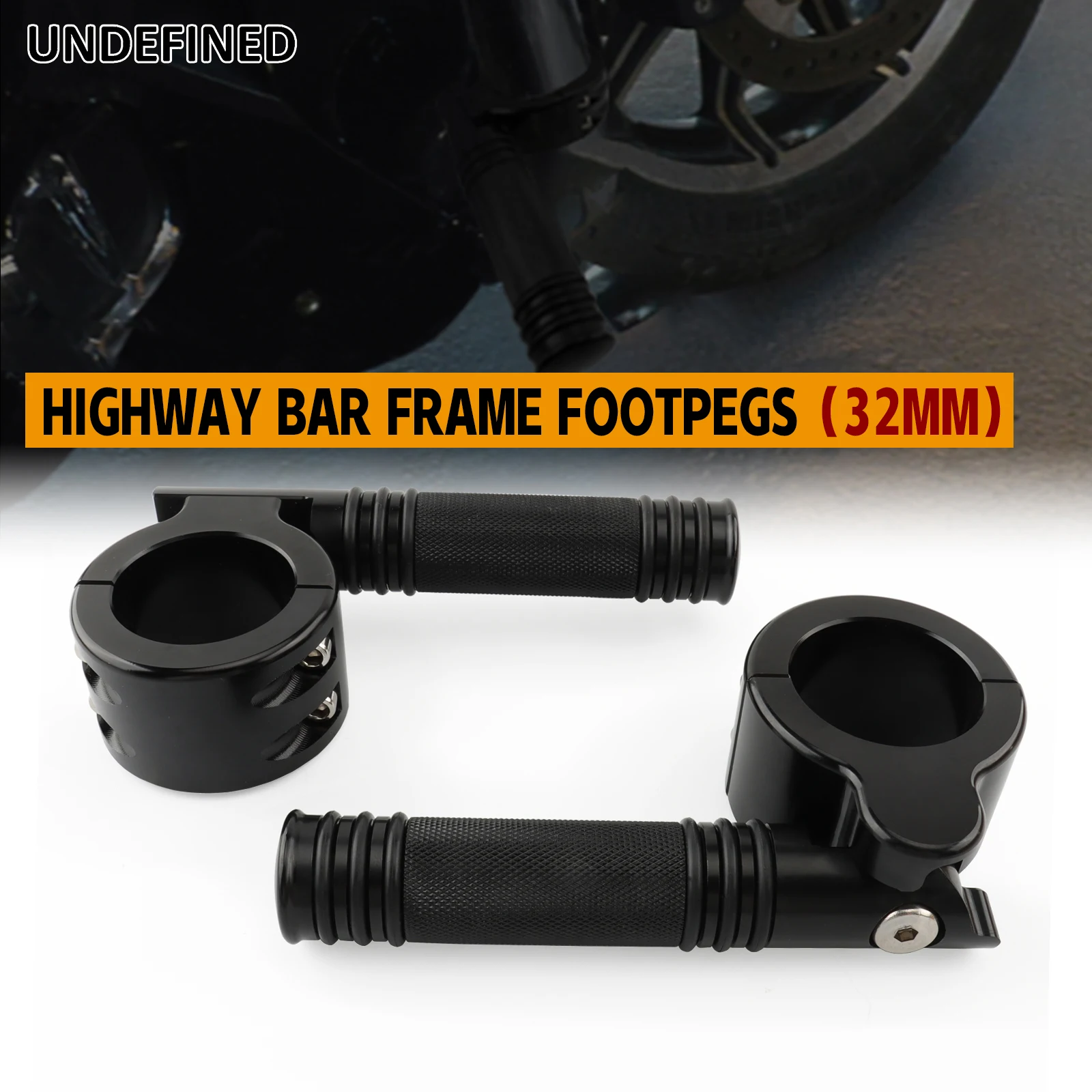 Motorcycle 32mm 38mm Highway Pegs Engine Guard Foot Peg For Harley ...