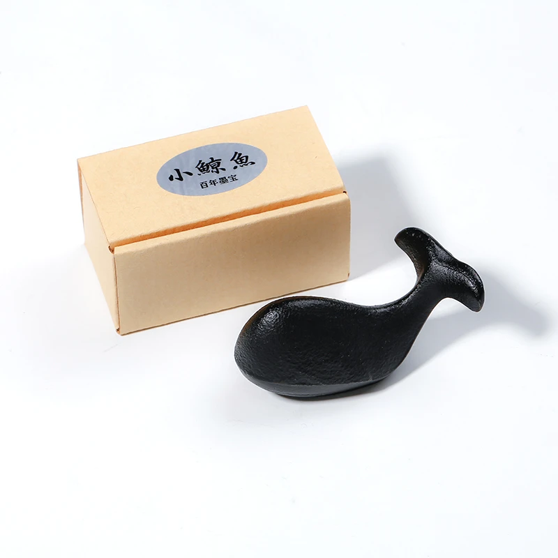 Iron-Paperweight-Brush-Pen-Holder-Lovely-Whale-Paper-Weight-Chinese ...