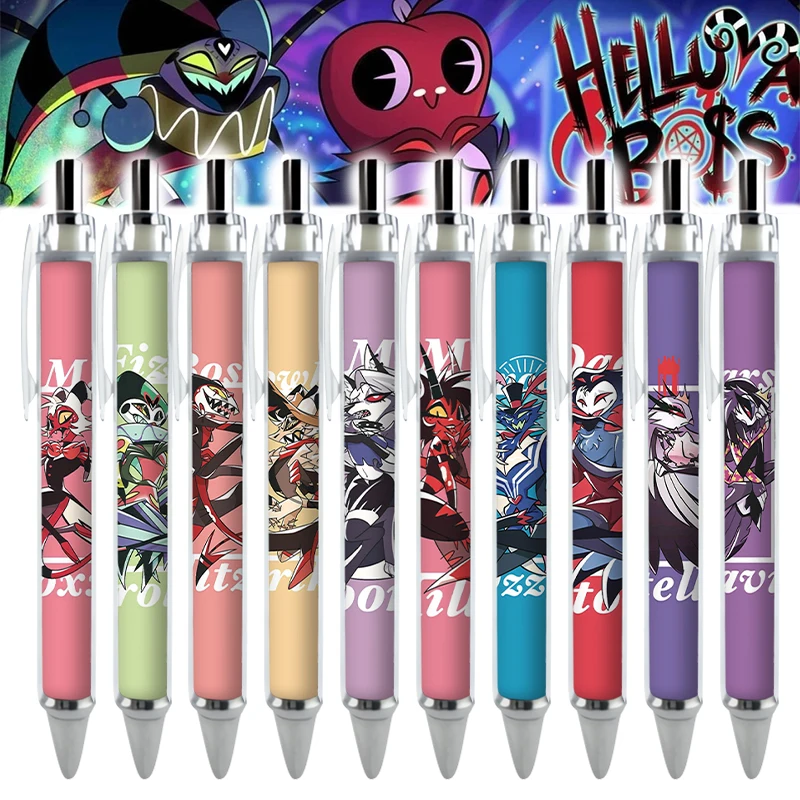 LMP-Helluva-Boss-Black-Gel-Canetas-Loona-Fizz-Arolli-Asmodeus-Ozzi ...