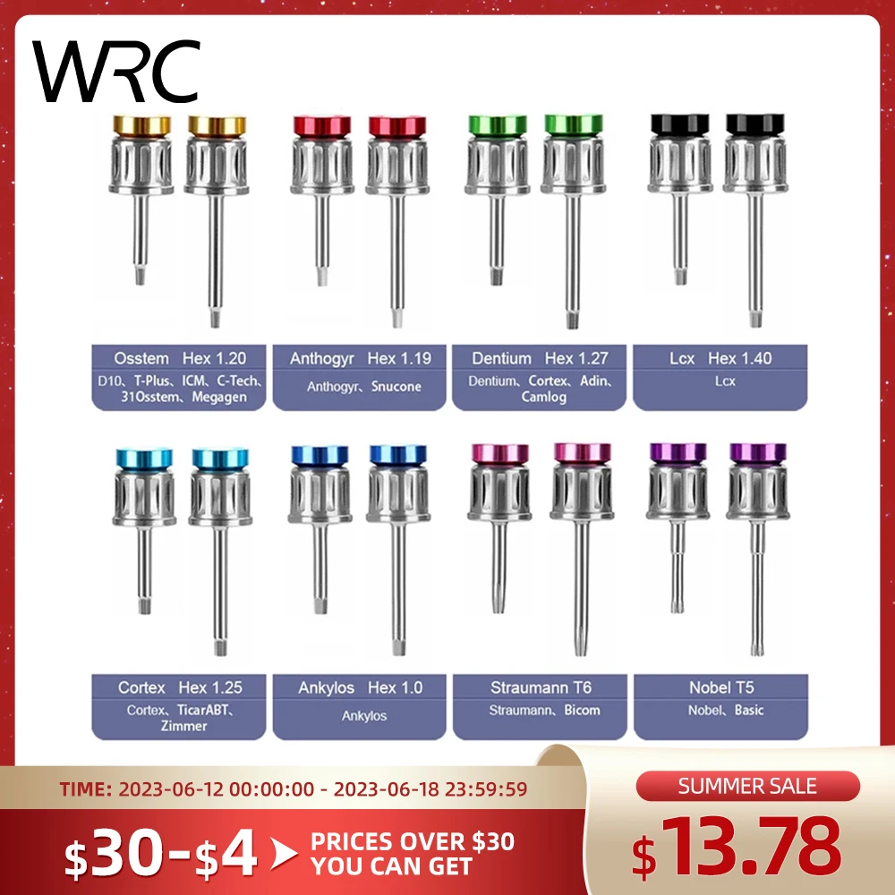 Dental Universal Implant Torque Screwdrivers Osstem Dentium Nobel ...