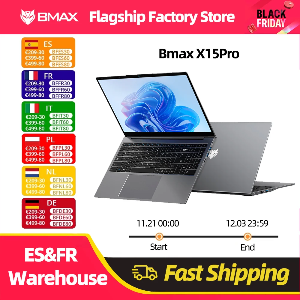 BMAX-15-6-X15-Pro-16GB-RAM-512GB-SSD-Intel-N95-CPU-Windows-11-Notebook ...
