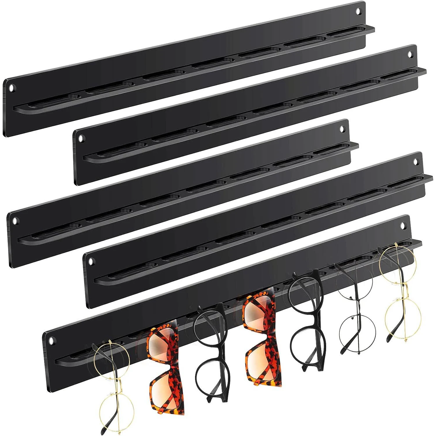 Support de rangement en acrylique pour lunettes, support mural pour ...