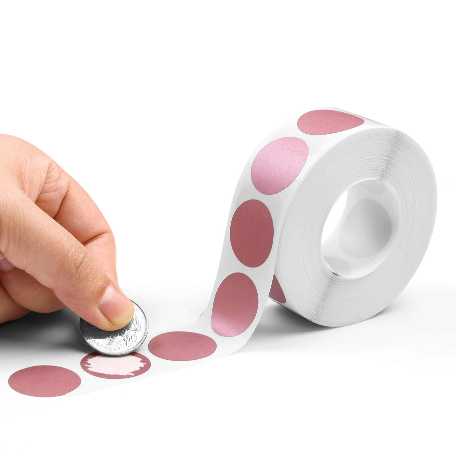 1000Pcs-1-Inch-Scratch-Off-Stickers-Round-Rose-Gold-25-25mm-Blank-For ...