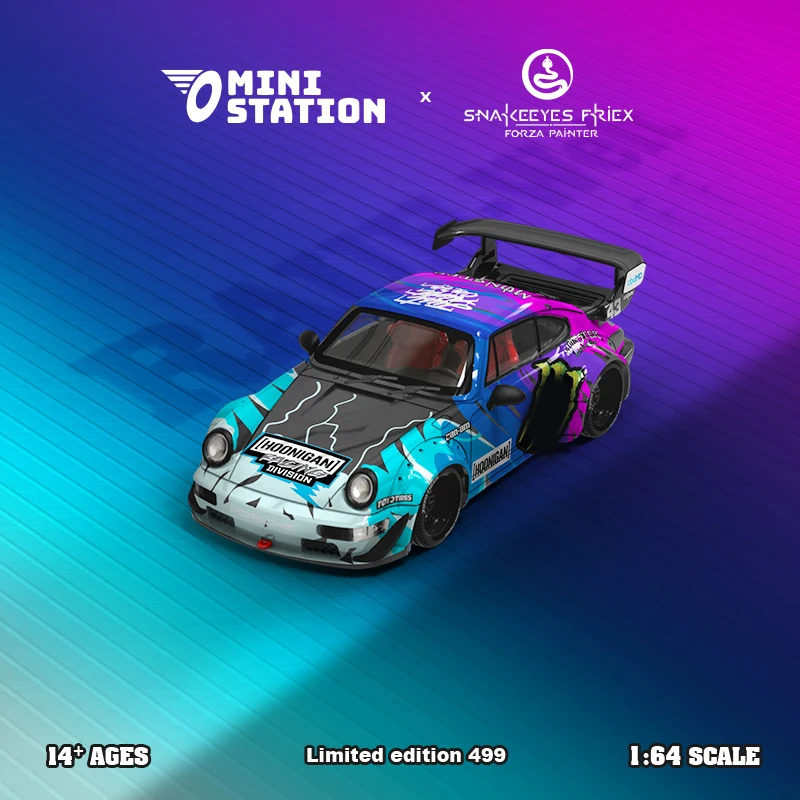 **pre-order** Mini Station X Snakeeyes Friex 1:64 Rwb Hoonigan #43 Ken ...