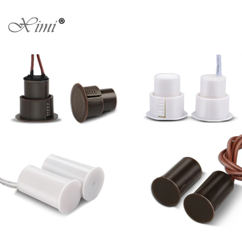 2pcs-lot-Home-Security-Alarm-Wired-Window-Magnetic-Door-Contact-Sensor ...
