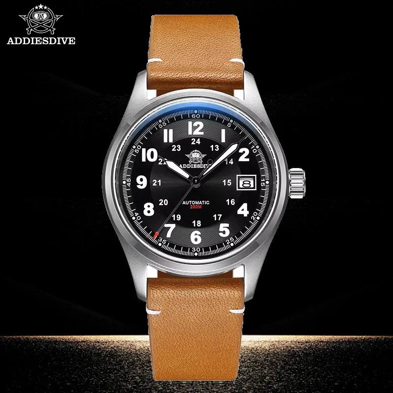 ADDIESDIVE AD2048 Luxury Men's Diving Automatic Watch Classic Sapphire ...