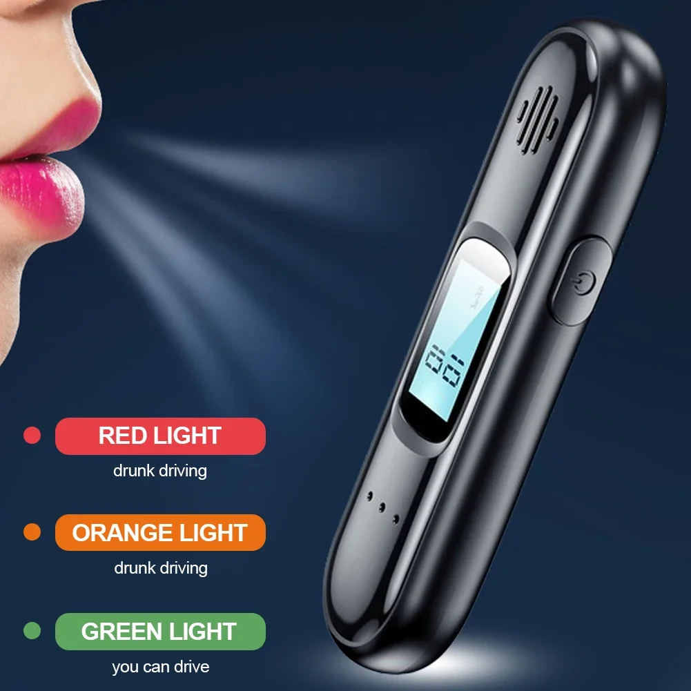 Portable Non-Contact Alcohol Tester with LCD Screen Display ...