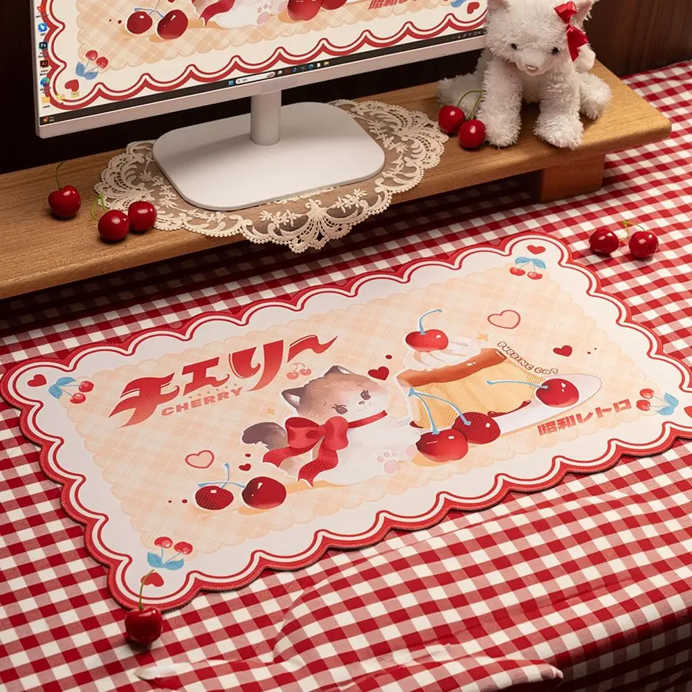 Mouse long pad gaming keyboard pad geek share cherry pudding - AliExpress 7