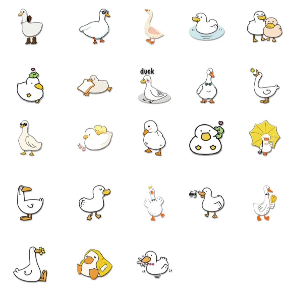 46pcs-pack-Duck-Album-Black-Cat-Sticker-Cartoon-Good-Life-Stationery ...