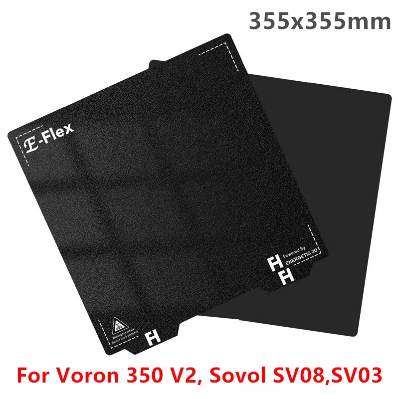 ENERGETIC-Voron-350-V2-PEI-Double-Side-Black-Texured-PEI-Pro-Coated ...