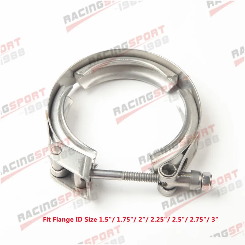 1.5" 2" 2.25" 2.5" 2.75" 3" Inch 304 Stainless Steel Quick Release V ...