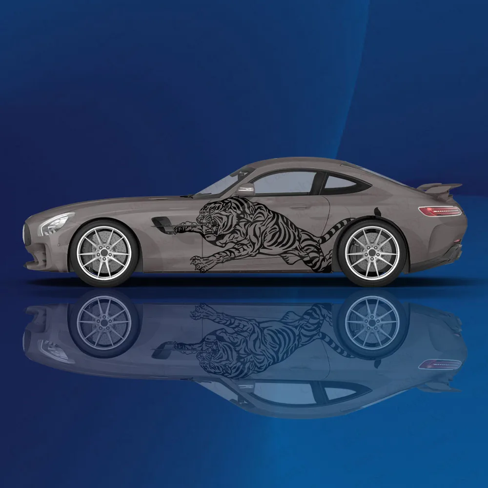 Fierce-tiger-animal-Car-Decal-Graphics-Vinyl-decal-Cover-Pattern ...