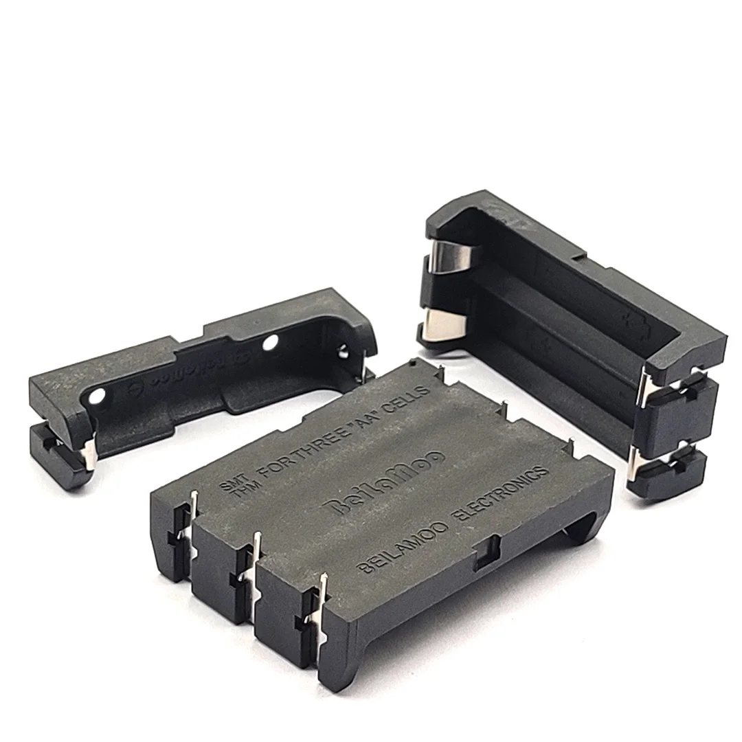 1AA 1.5V-Boîte à piles AA arrangavec broches, support de batterie THM ...
