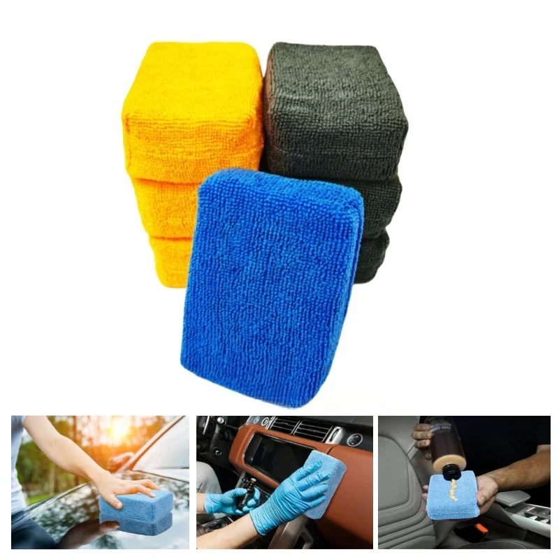 5-in-1 Microfiber Car Sponge (2/4/6 Pack) – Scratch-Free Wash & Wax ...