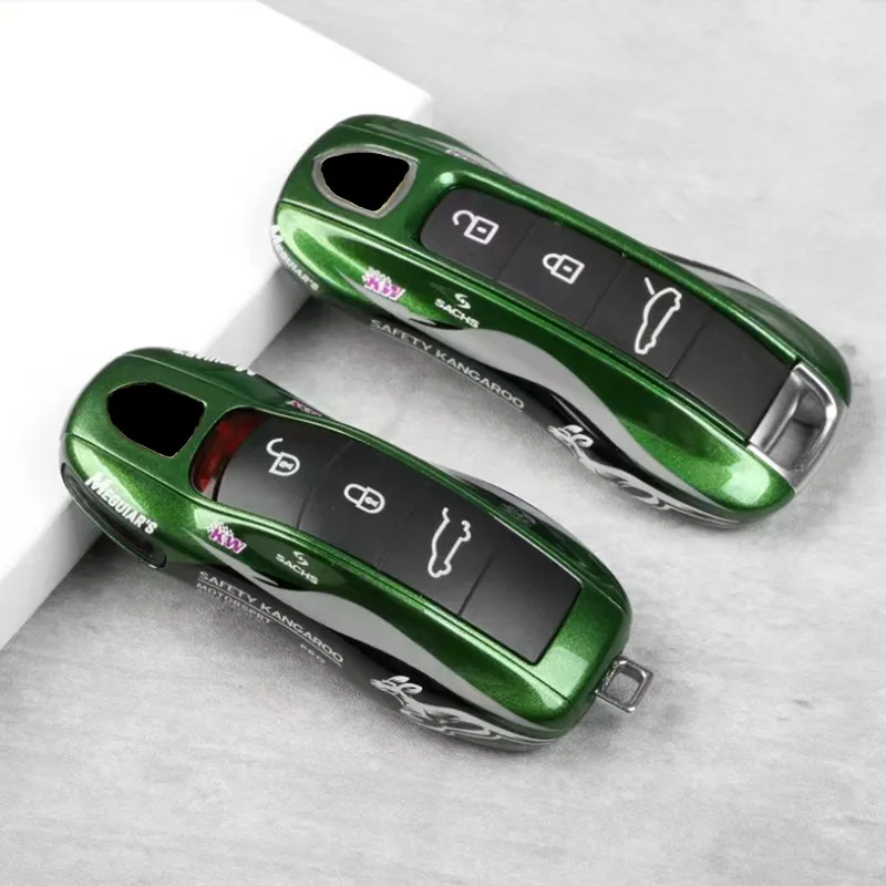 For-Porsche-Key-Fob-Cover-ABS-Green-Kangaroo-Car-Key-Case-Fit-for ...