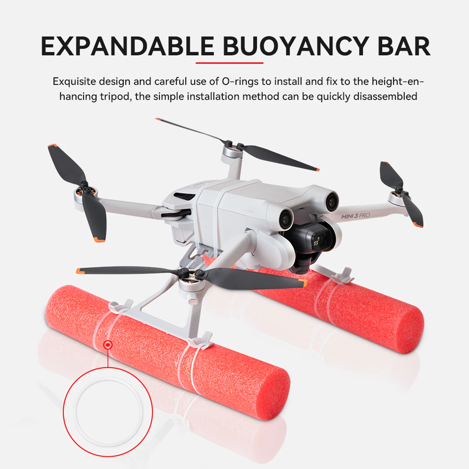 Ensemble flottant-Landing Gear Water Floating Kit for DJI Mini 3 Pro ...