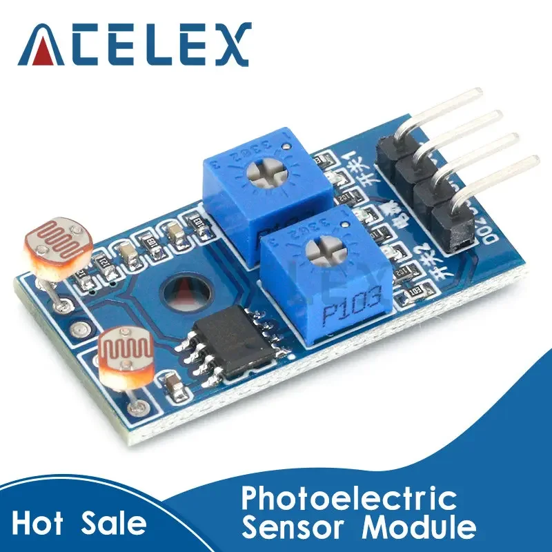 2-Channel-Photosensor-Module-Photosensitive-Resistor-Light-Detection ...