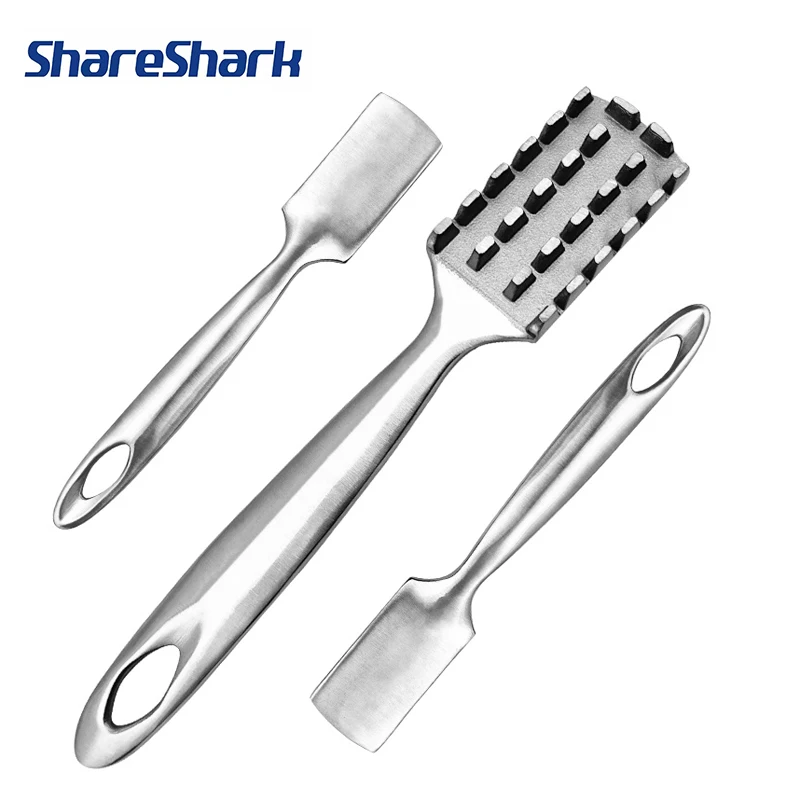 ShareShark 304 Stainless Steel Fish Scale Brush Universal Brush Fish ...