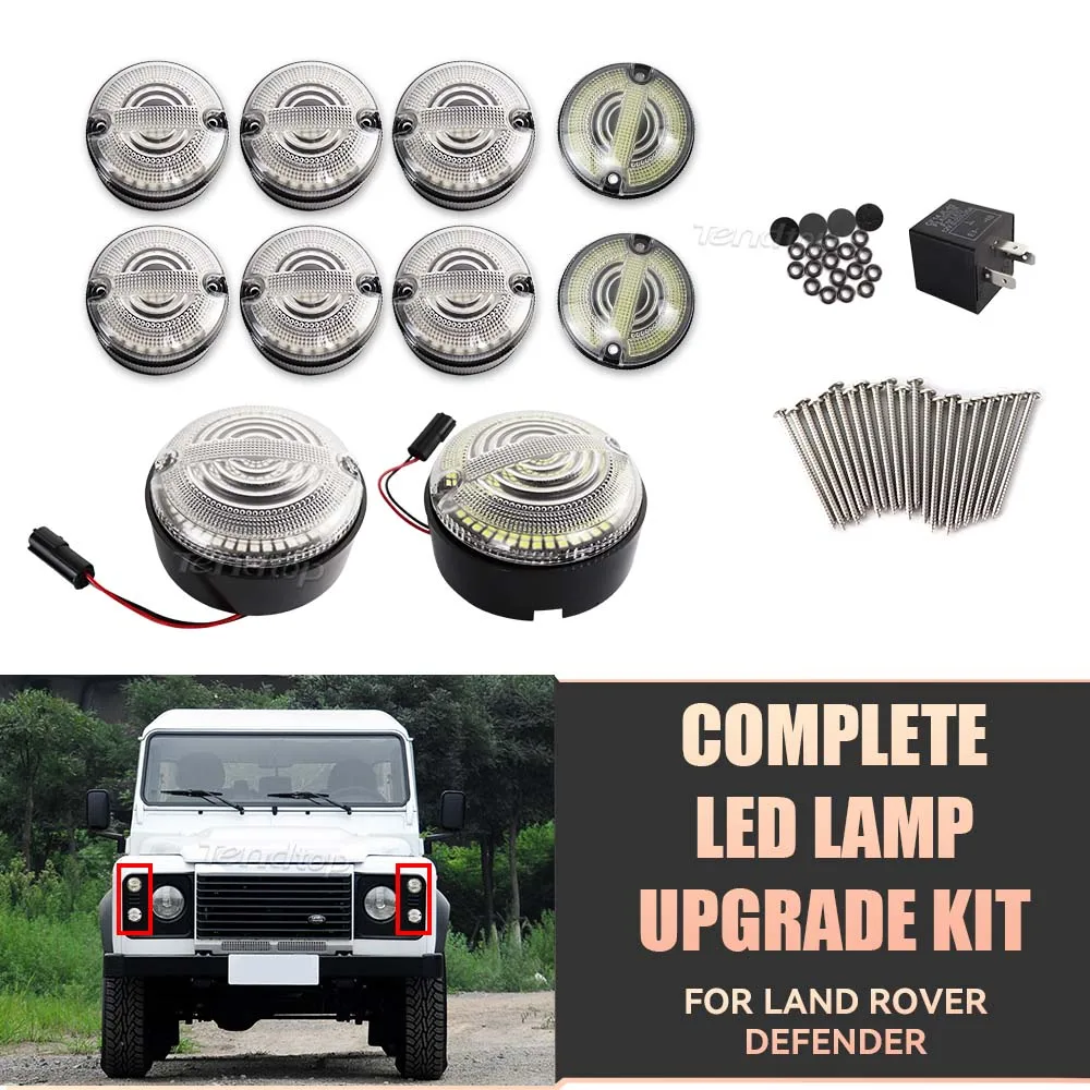 10pcs-LED-Complete-Update-kit-Rear-Tail-Reversing-Light-Fog-Lamp-Signal ...
