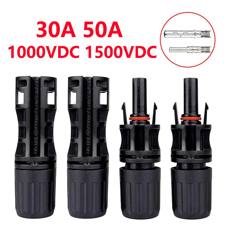 10-50-100-Sets-Solar-Connector-Solar-Plug-Cable-Connectors-for-Solar ...