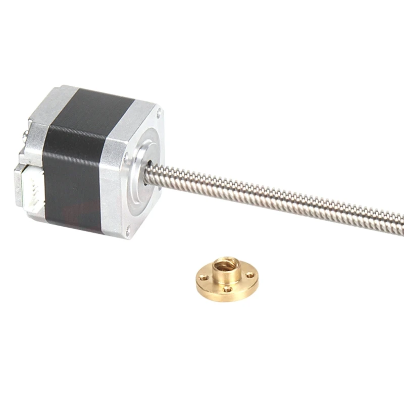 Nema17 Stepper Motor 2-Phase 4-Wire NEMA 17 300mm T8 Lead 8mm Screw ...