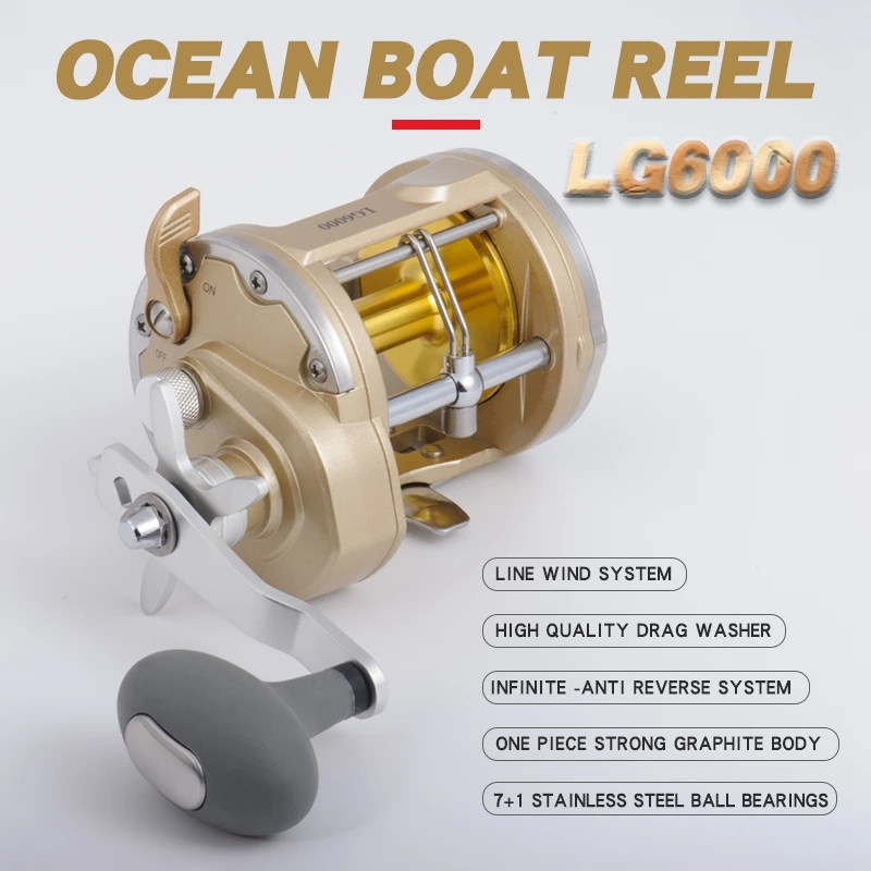 Lurekiller-Game-ReeL-LG6000-Saltwater-Boat-Overhead-Fishing-Reel-7-1BB ...