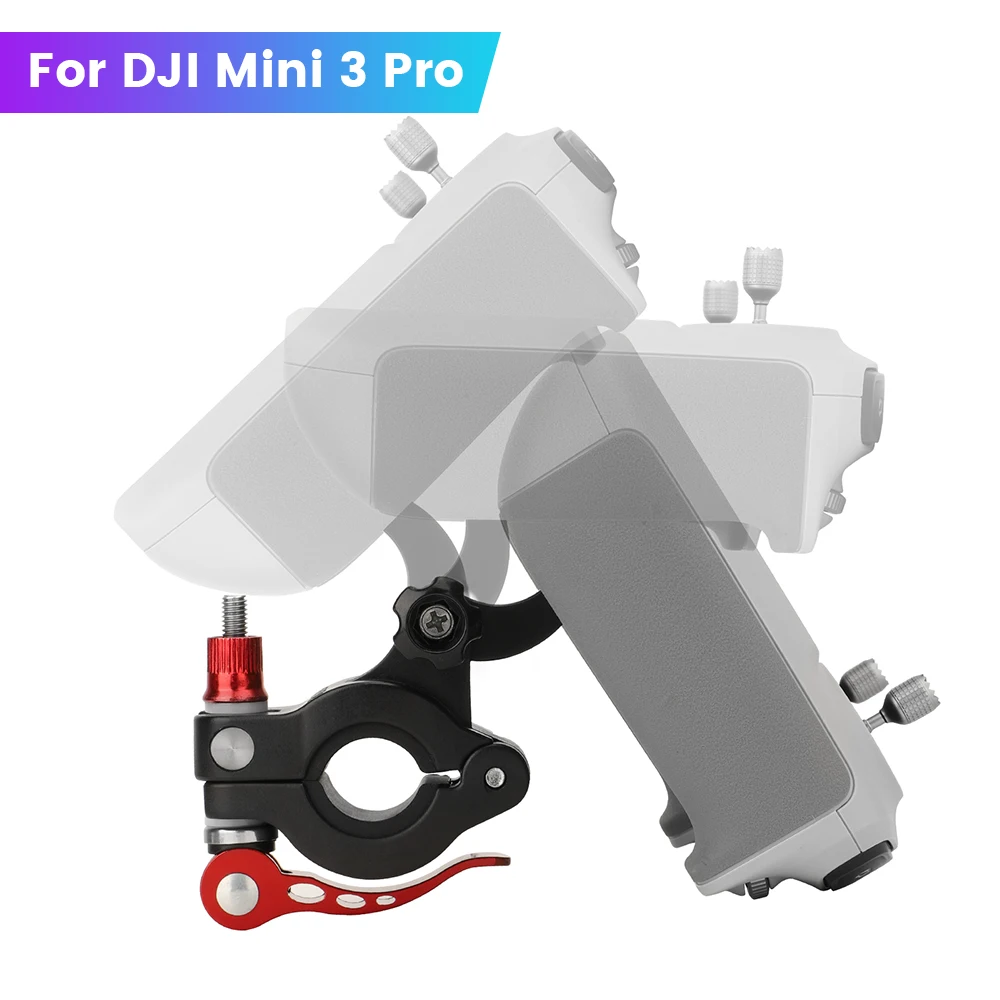 Suporte de bicicleta Para DJI Mini 3 Pro/ 2/Mavic 3/Air 2S Controle Remoto Bicicleta Clipe ...