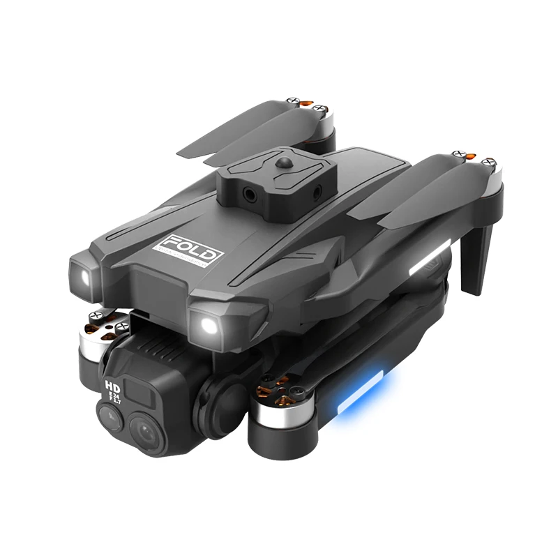 YK8-Folding-Drone-com-Vis-o-Noturna-Evitar-Obst-culos-Tr-s-Cabe-as-C ...
