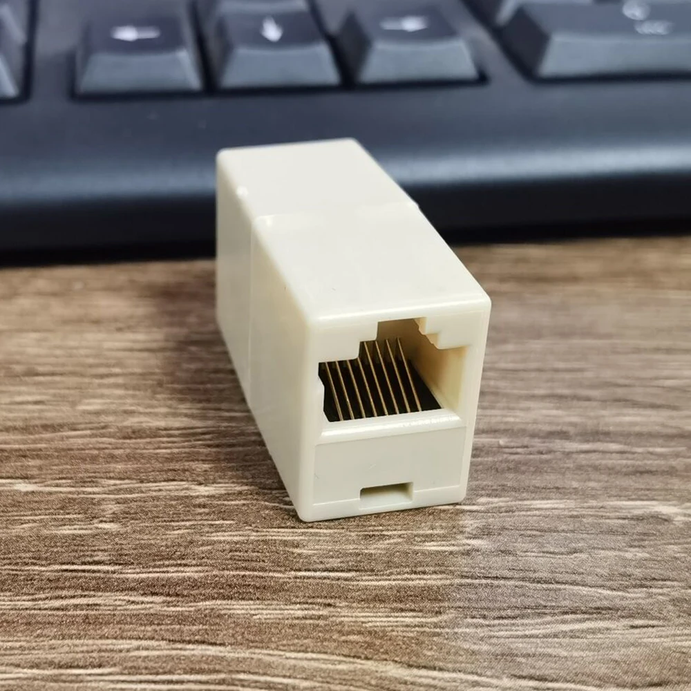 100-Pcs-Network-Ethernet-Dual-Straight-Head-Lan-Cable-Joiner-Coupler ...