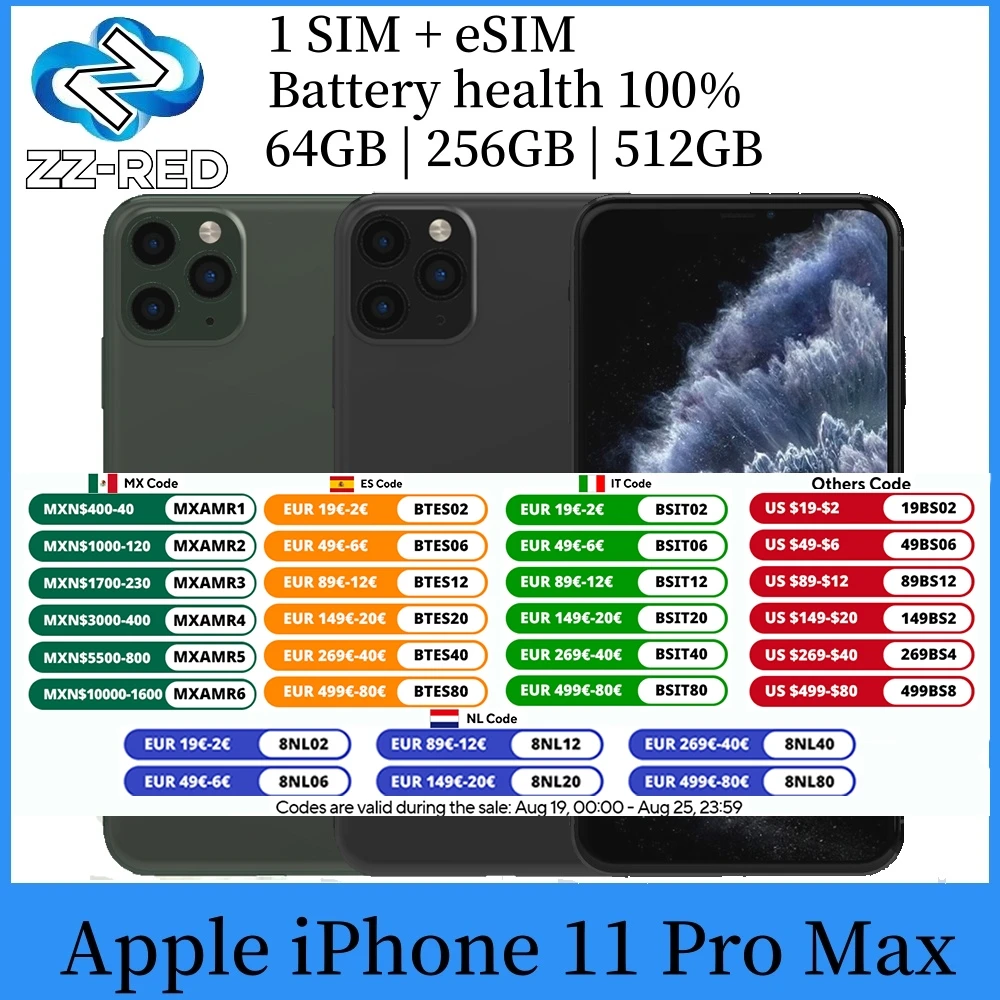 Apple-iPhone-11-Pro-Max-ProMax-Mobile-phone-64GB-256GB-6-5-Super-Retina ...